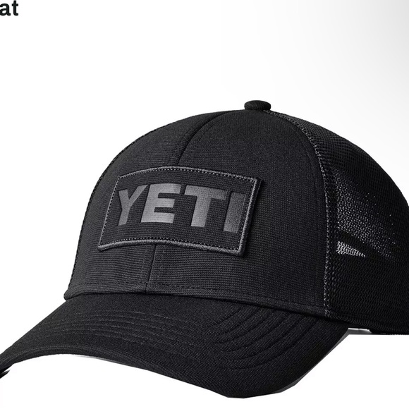 Yeti | Accessories | Yeti Trucker Black Mesh Baseball Hat Cap | Poshmark